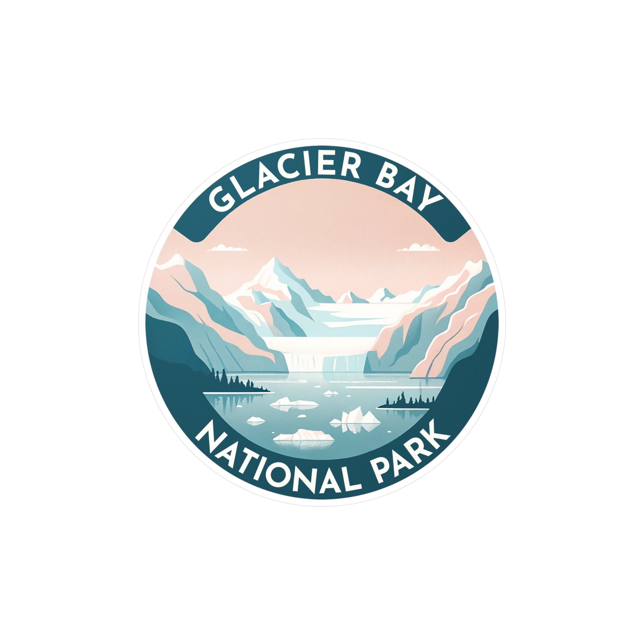 Glacier Bay National Park Vinyl Sticker - Etsy