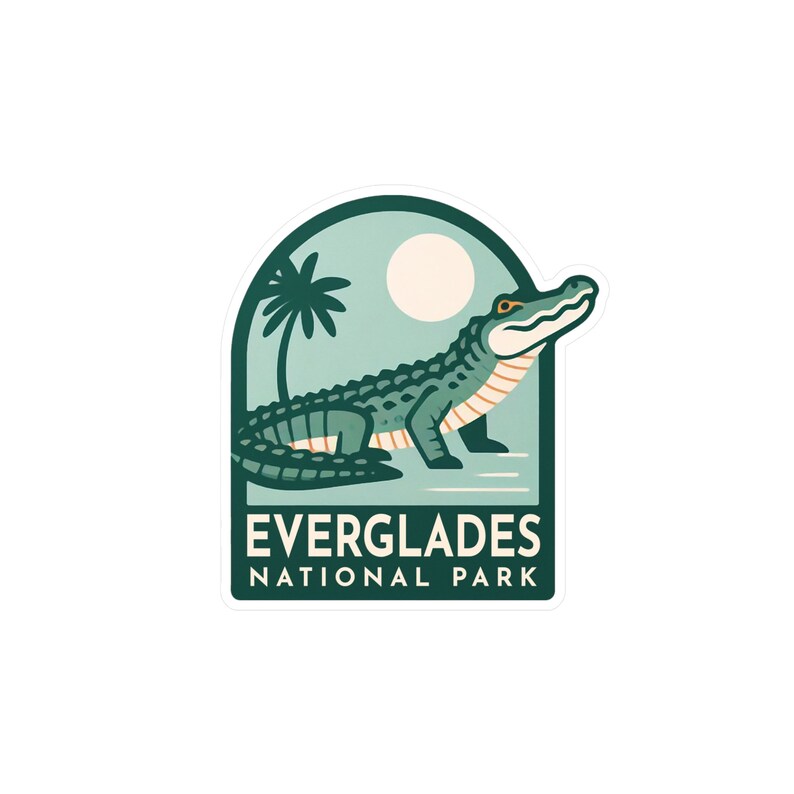 Everglades National Park Vinyl Sticker - Etsy