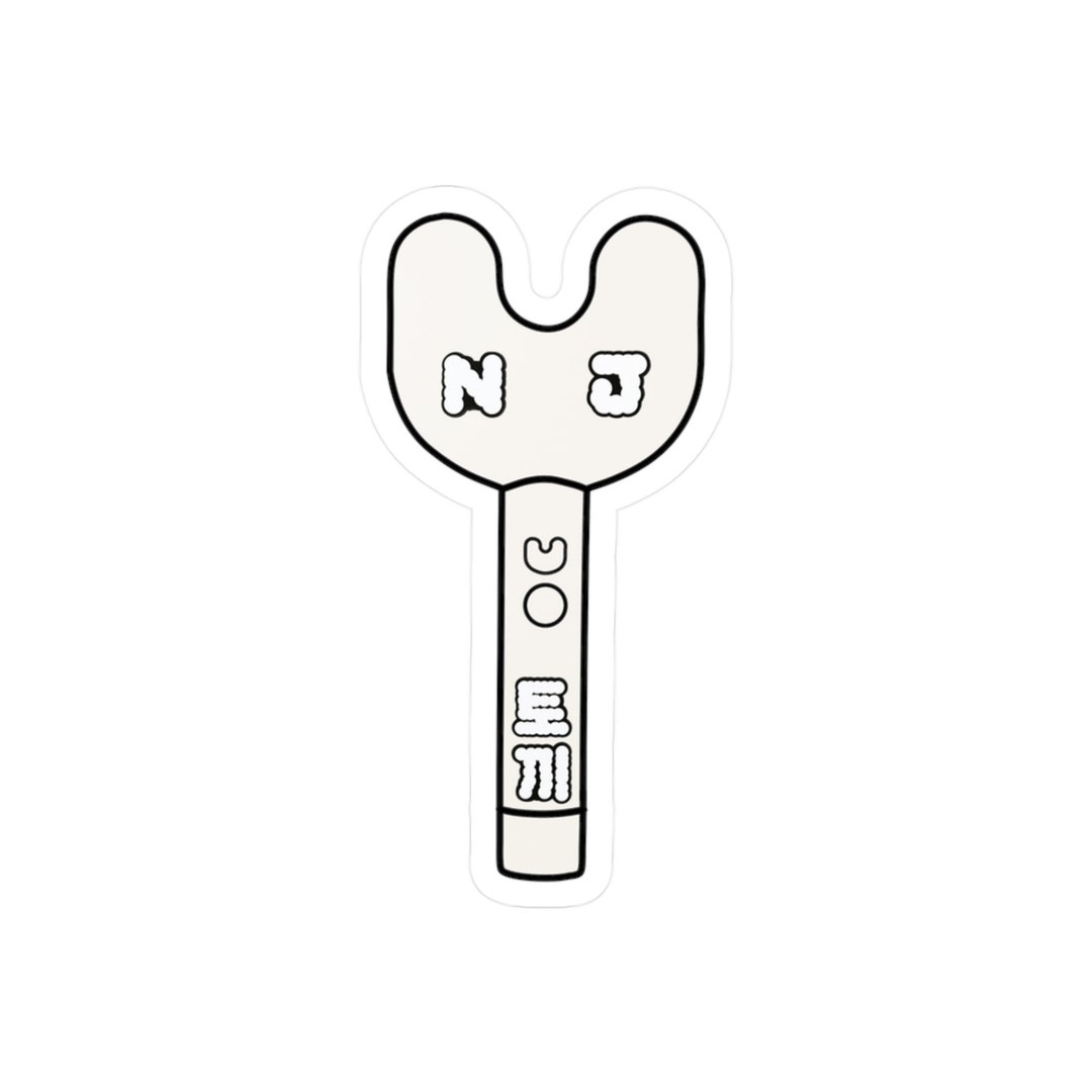 Newjeans Binky Bong Lightstick Vinyl Sticker - Etsy