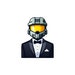 Master Chief in a Tuxedo Vinyl Sticker - Etsy