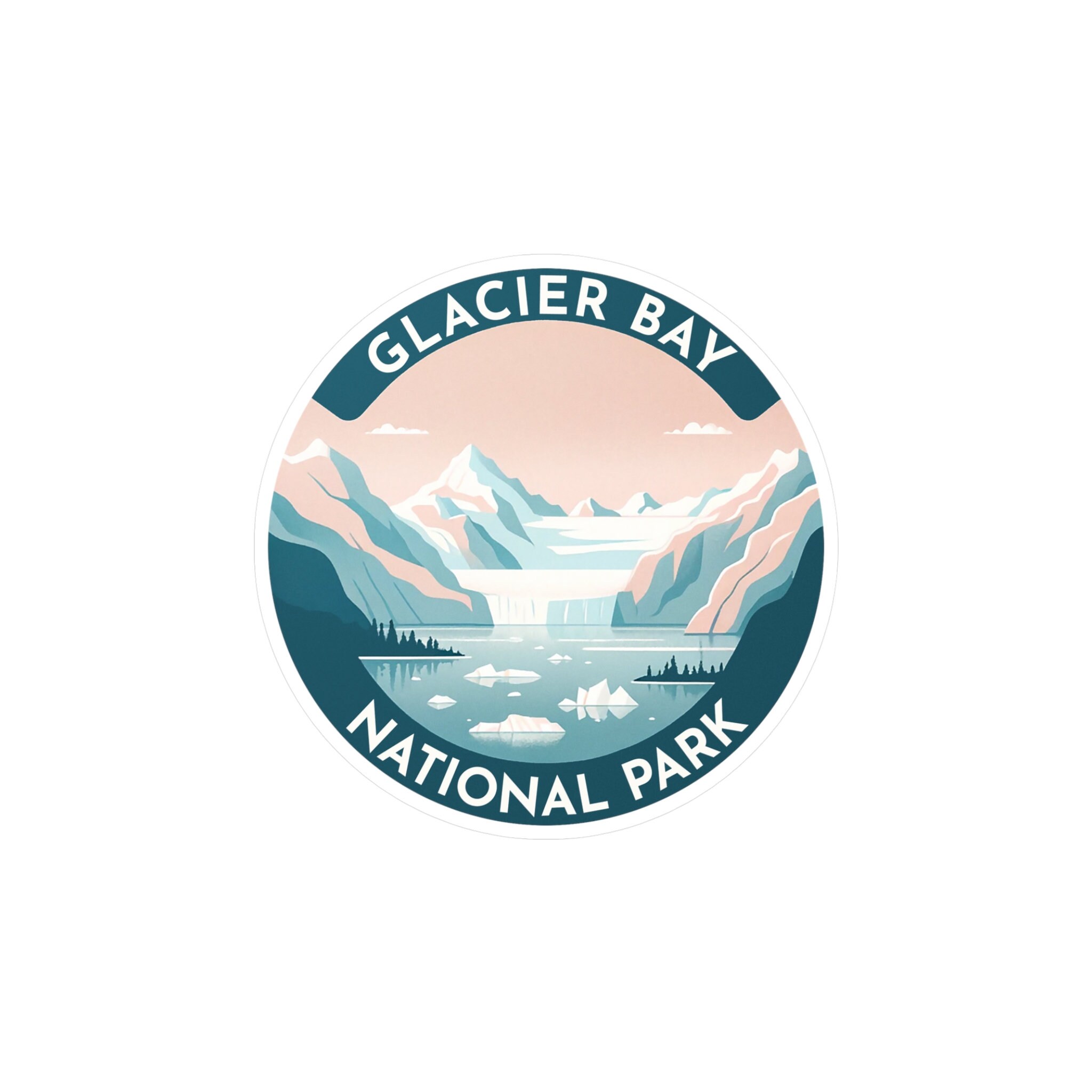 Glacier Bay National Park Vinyl Sticker - Etsy