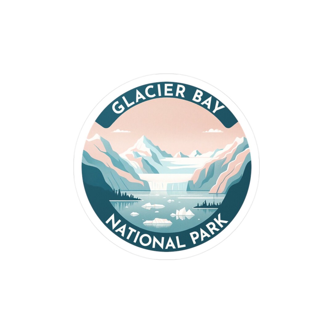 Glacier Bay National Park Vinyl Sticker - Etsy