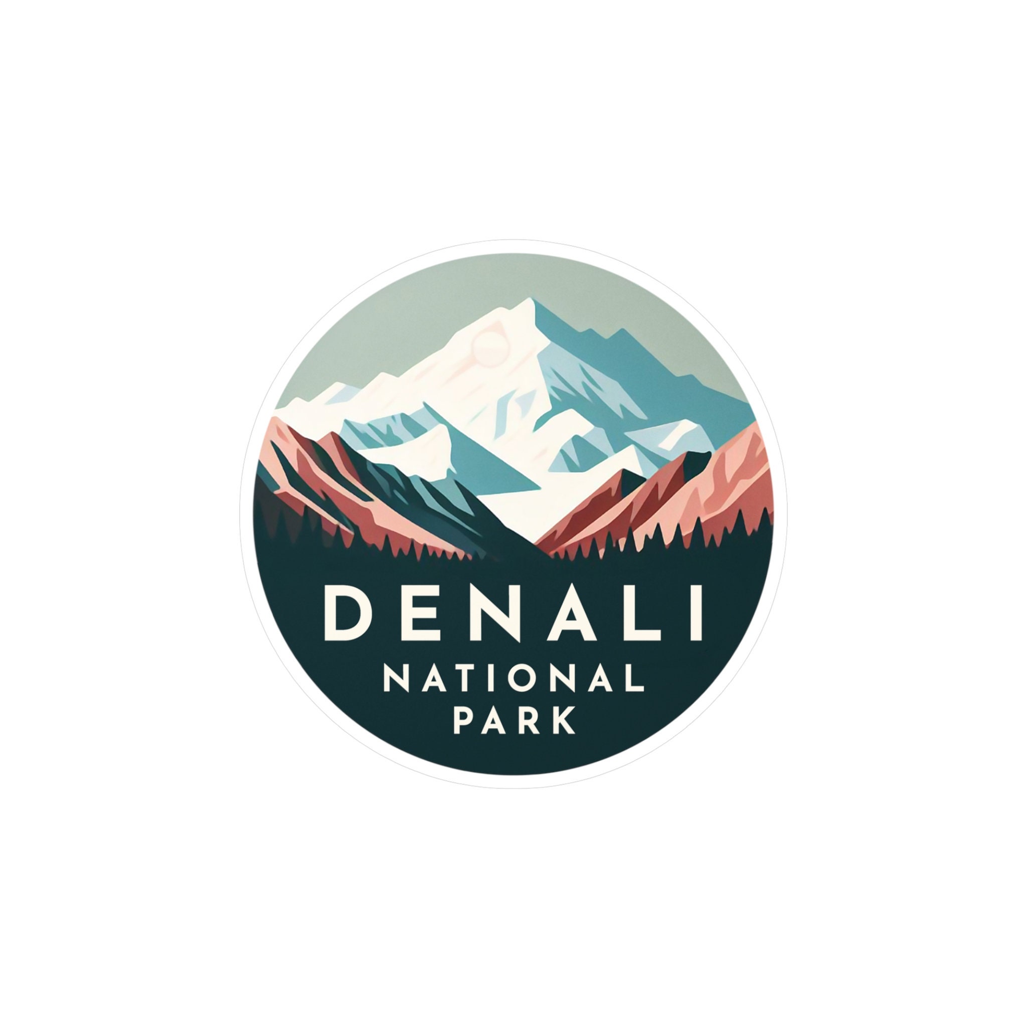 Denali National Park Vinyl Sticker - Etsy
