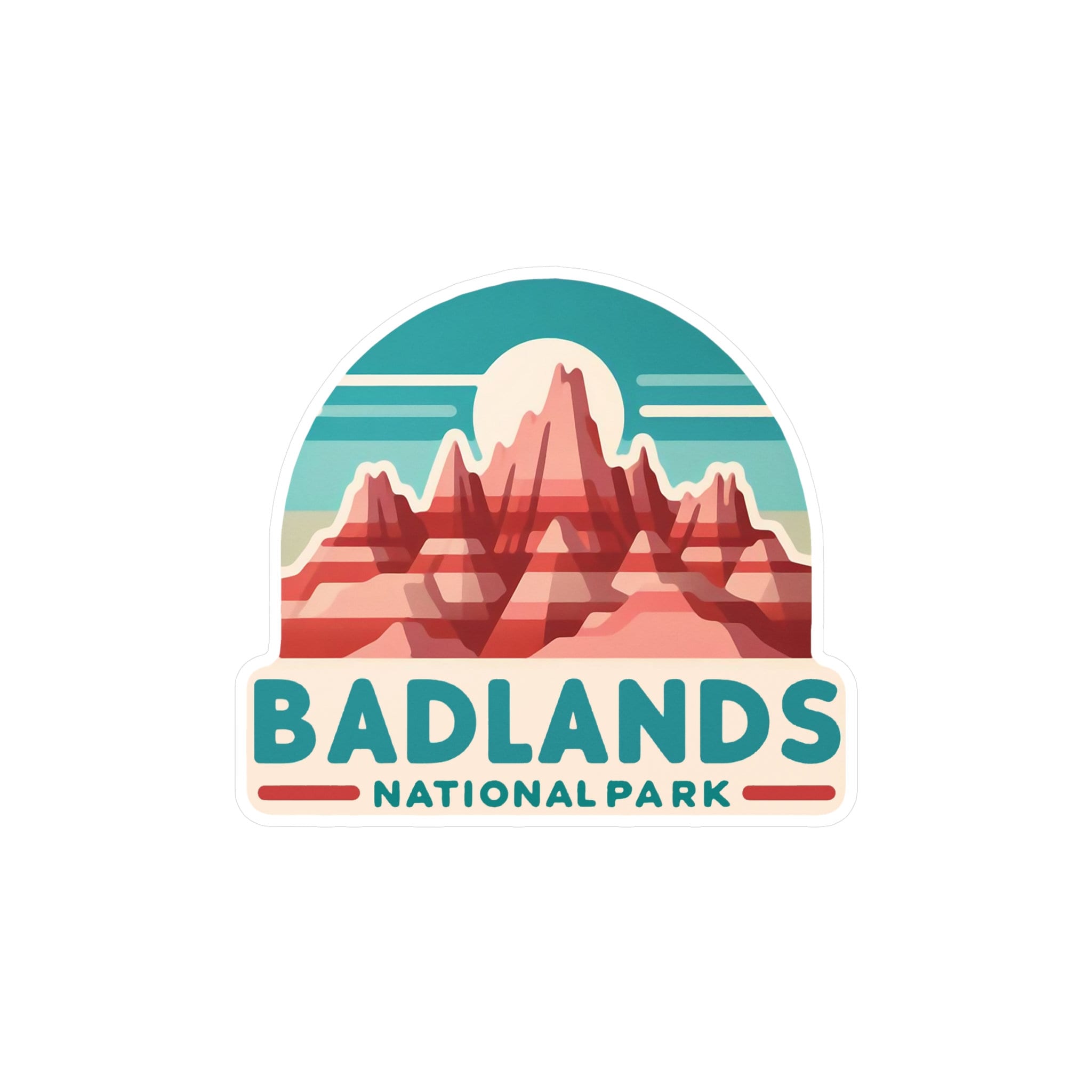 Badlands National Park Vinyl Sticker - Etsy