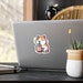 Cute Cat Drinking Boba Vinyl Sticker - Etsy