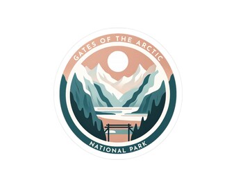 Gates of the Arctic National Park Sticker - Vinyl Sticker #1 - Etsy