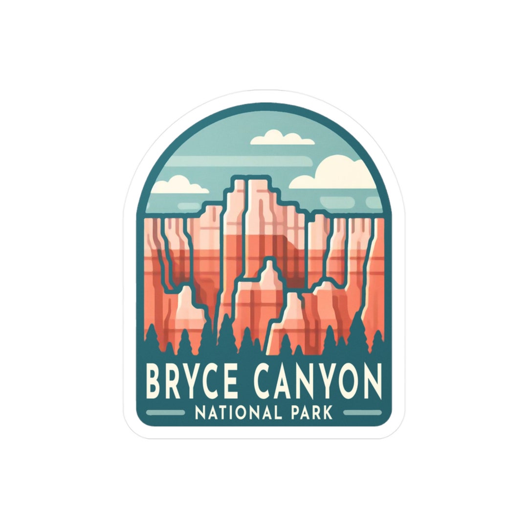 Bryce Canyon National Park Vinyl Sticker - Etsy