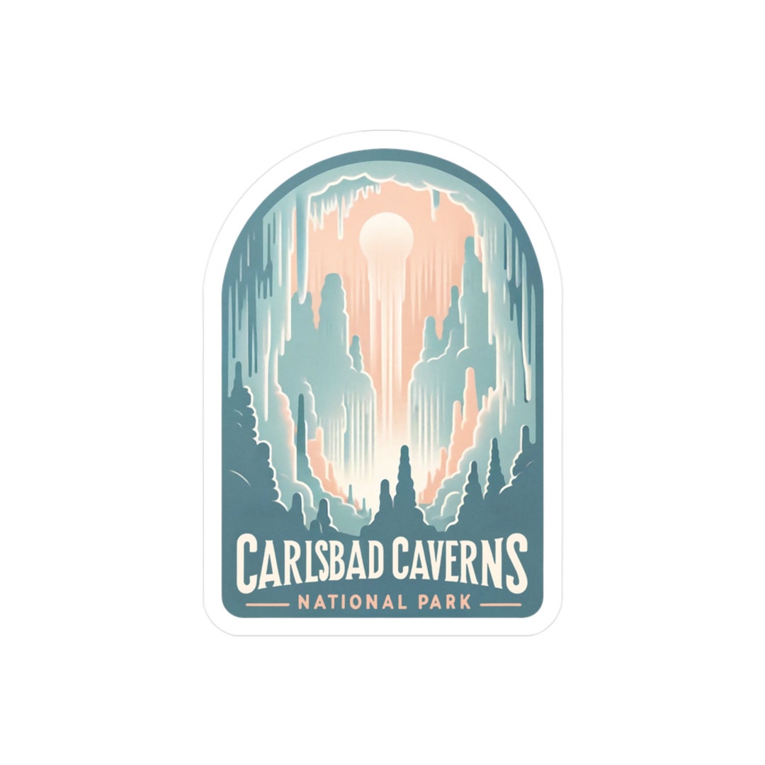 Carlsbad Caverns National Park Vinyl Sticker - Etsy