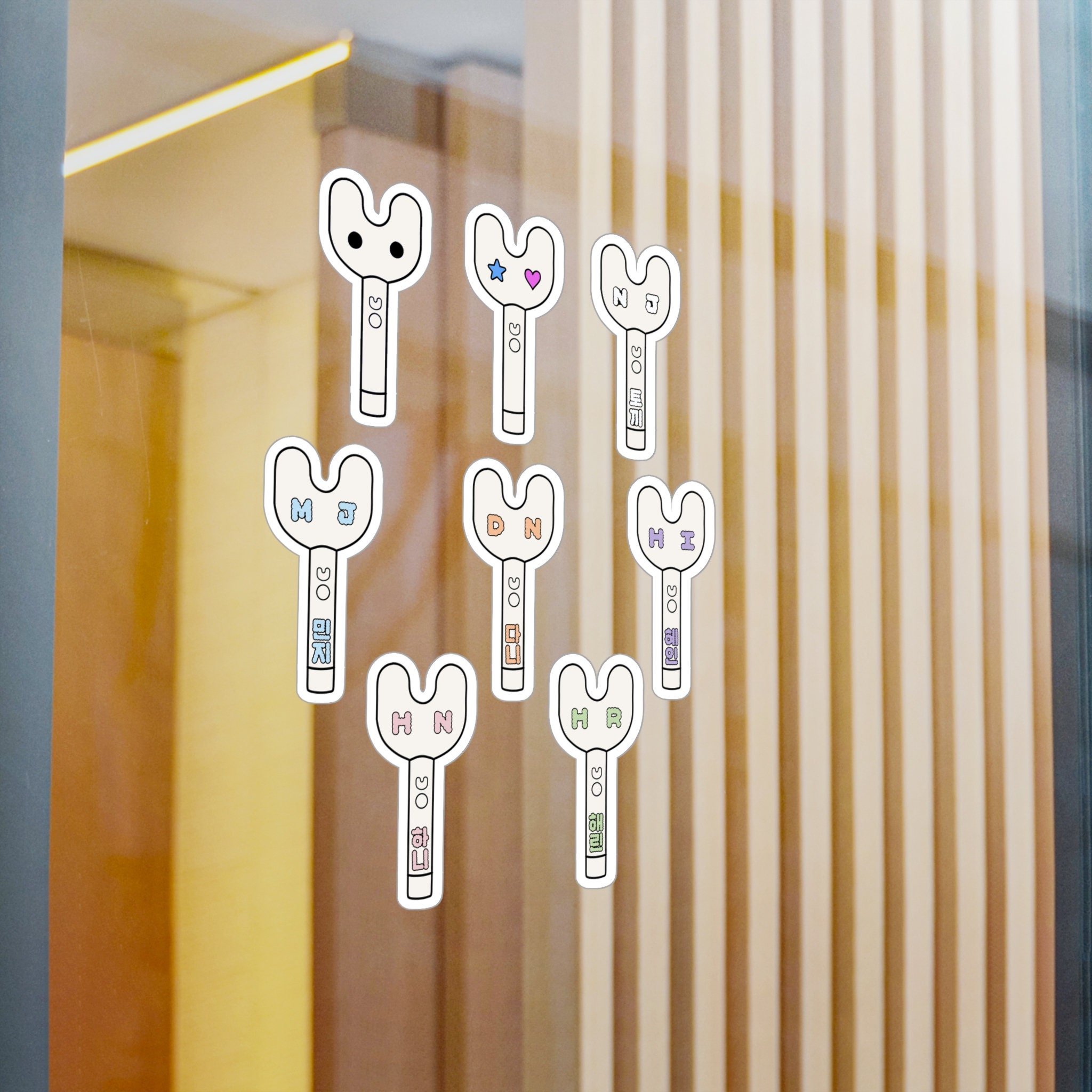 Newjeans Binky Bong Lightstick Vinyl Stickers Master Pack - Etsy