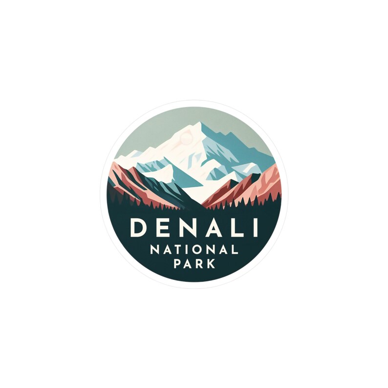 Denali National Park Vinyl Sticker - Etsy