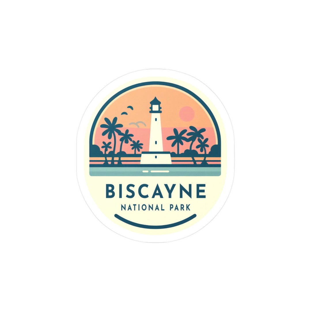 Biscayne National Park Vinyl Sticker - Etsy