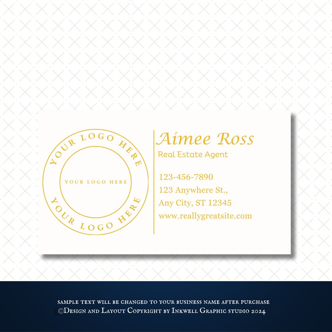 Printable Business Cards *digital File* - Etsy