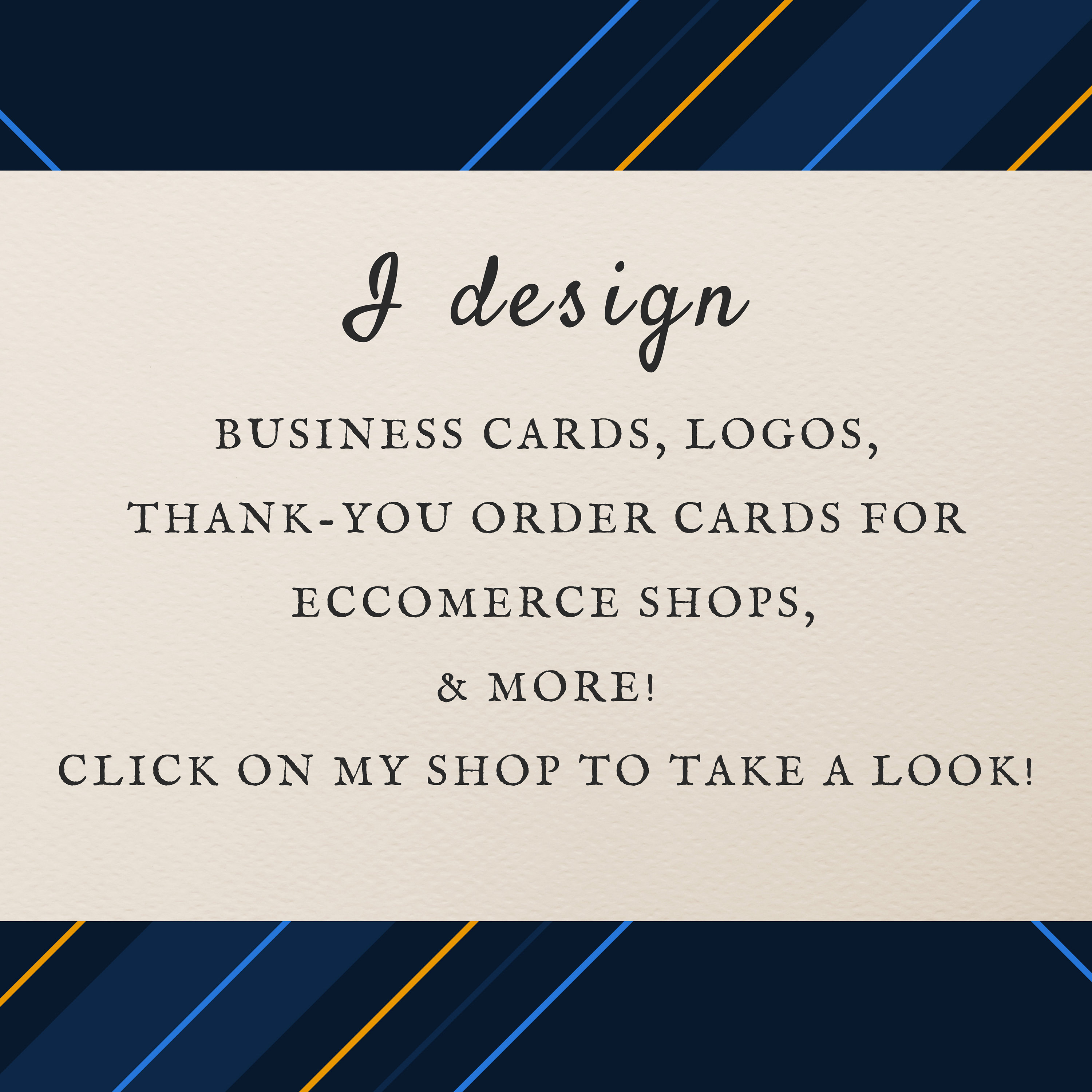 Printable Thank-you Order Cards for E-commerce Shop - Etsy