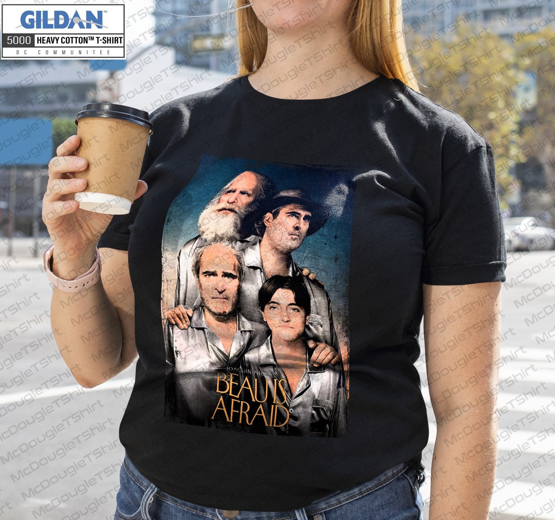 Beau is Afraid Joaquin Phoenix Horror Fillm DTG Poster Unisex T-shirt ...