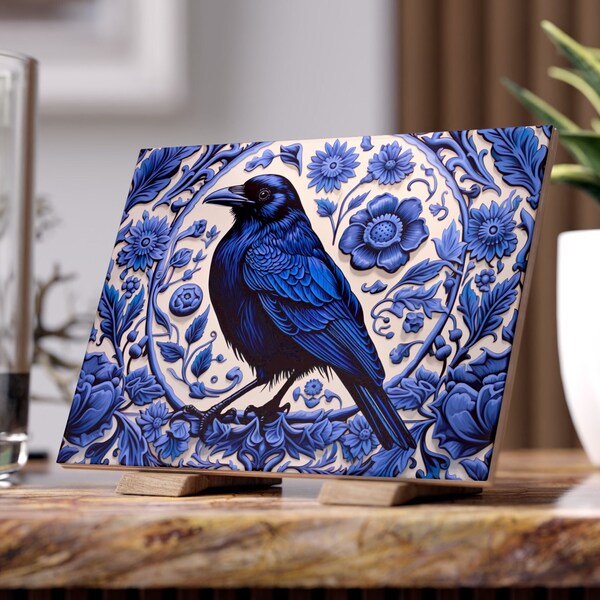 Raven Tile - Etsy