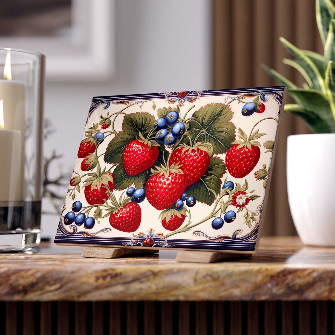 Art Nouveau Tile, Art Deco Tile, Everything for Comfort, Ceramic Photo ...