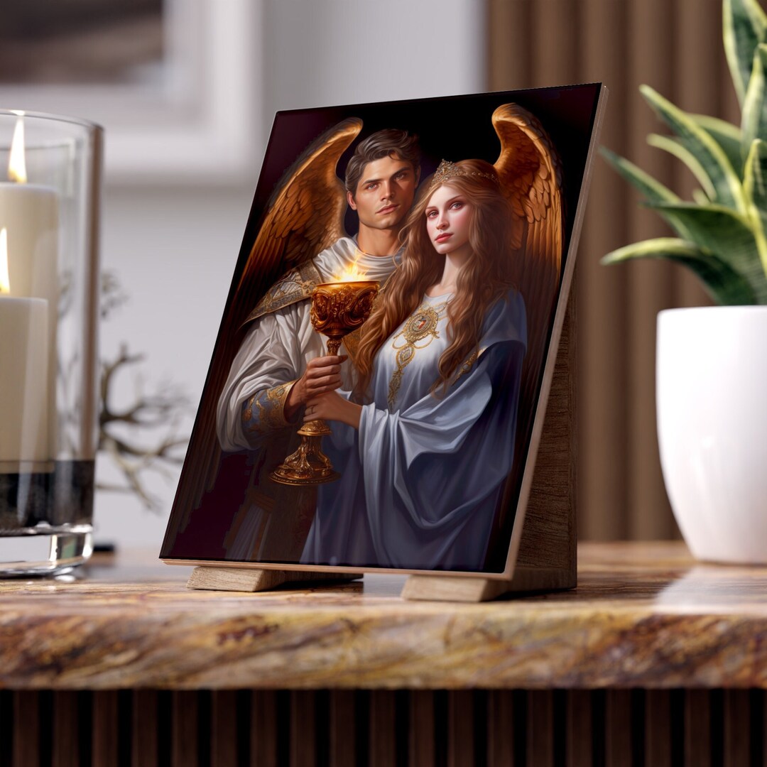 Guardian Angel, Angel's Love, Your Amulet, Wall Decor Divine Love ...