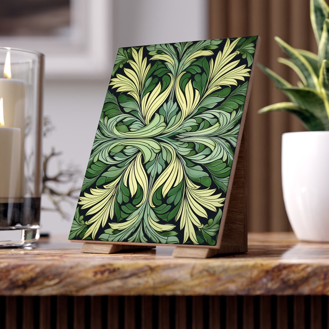 Ceramic Photo Tile Art Deco Tile 8x6'' 6x8'' Seamless Pattern on Tiles ...
