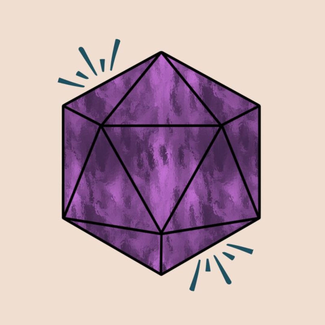 D20 Dice Stained Glass Pattern • Digital Download • Beginner Friendly ...