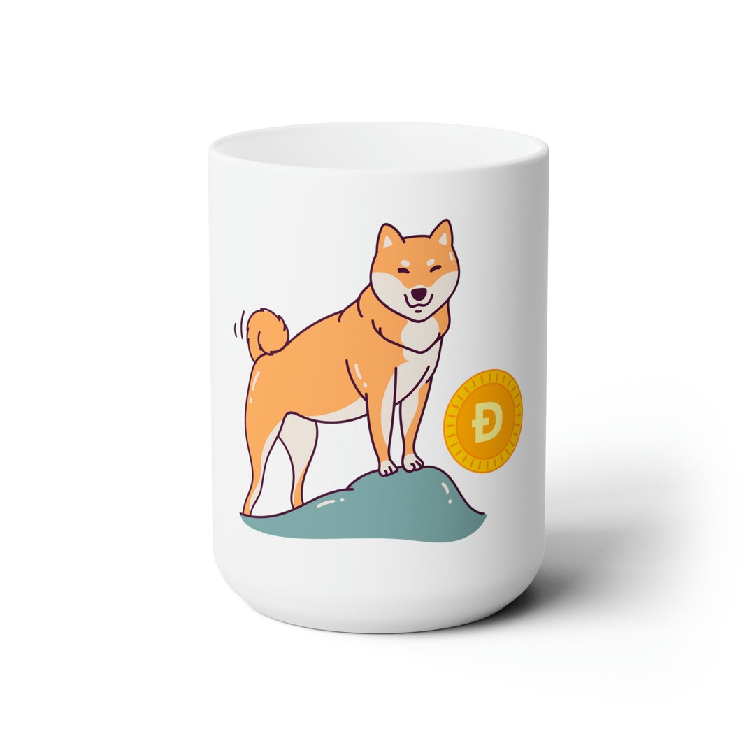 Dogecoin Mug, Gift for Doge Holders & Traders Coffee Cup 15oz - Etsy