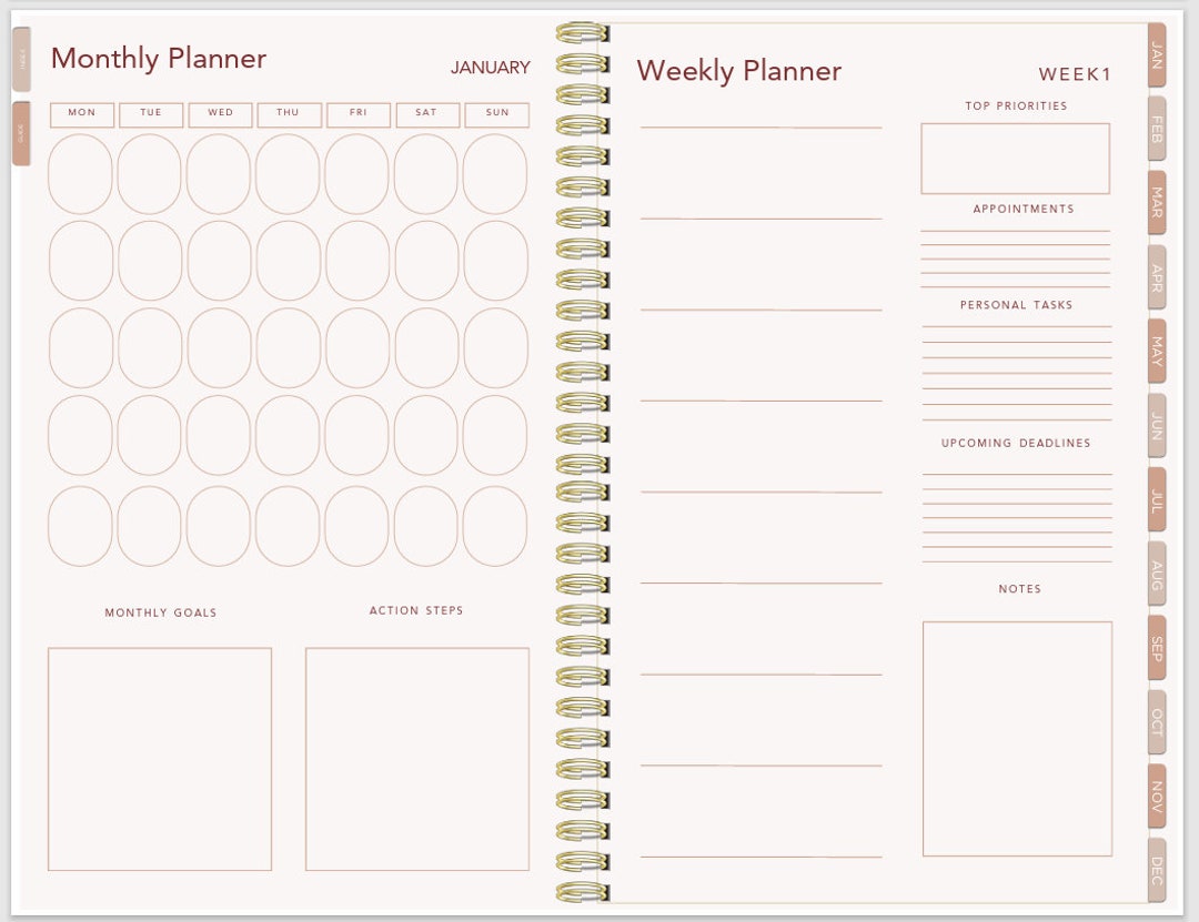ADHD Digital Planner made by an Adhder for Ipad, Goodnotes Android ...