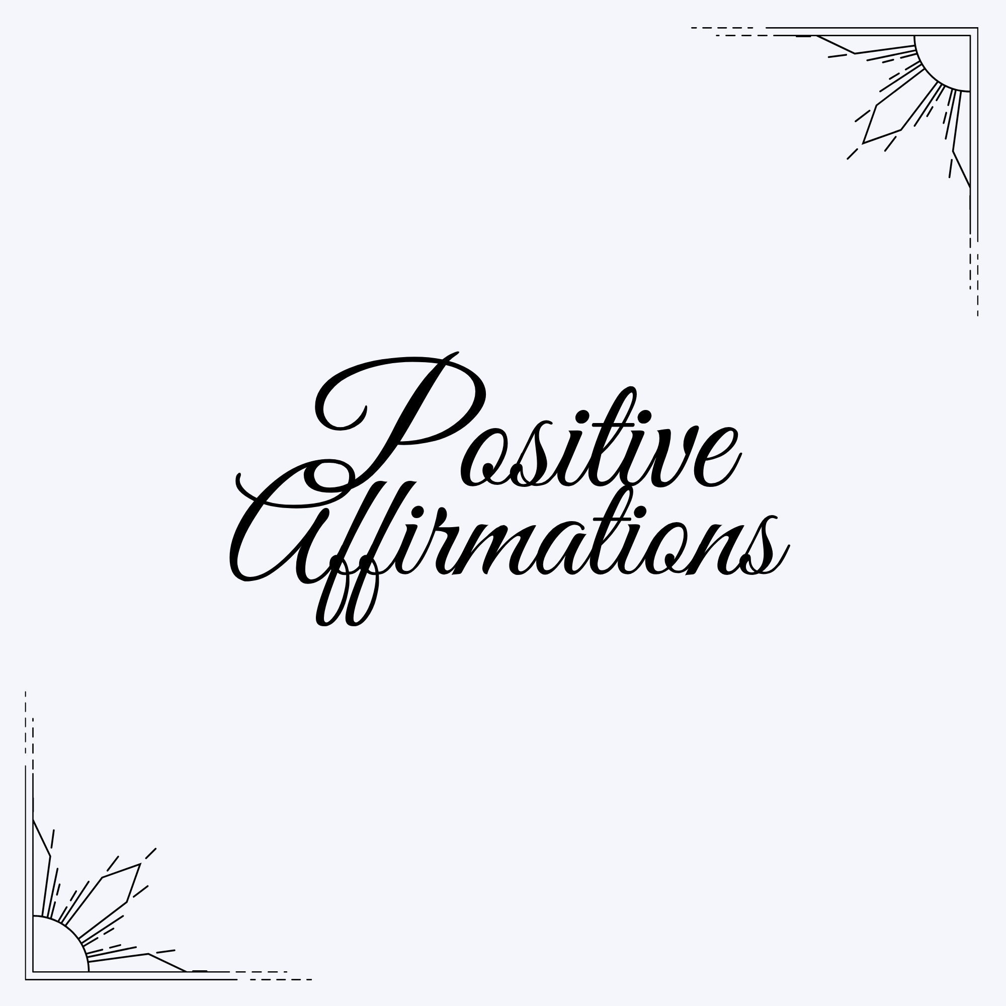 Positive Affirmation Cards: Set of 30 Digital Download Inspirational ...
