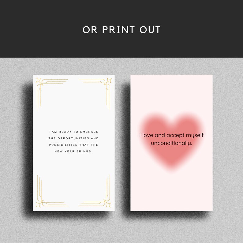 Powerful Affirmation Cards: Set of 20 Digital Download Empowering ...