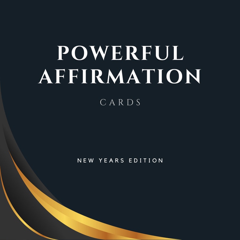 Powerful Affirmation Cards: Set of 20 Digital Download Empowering ...