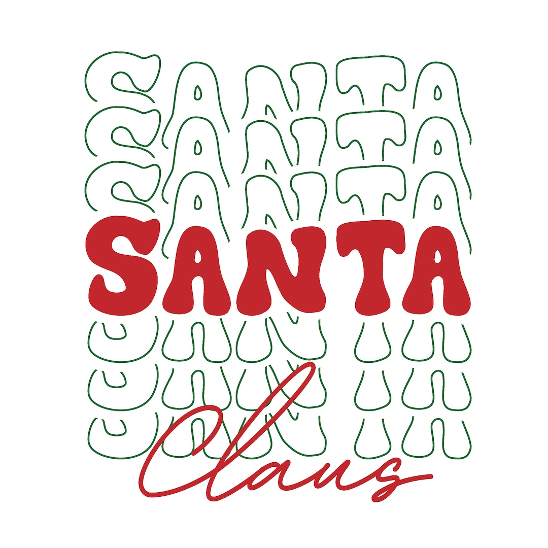 Stacked Santa Clause Design - Etsy