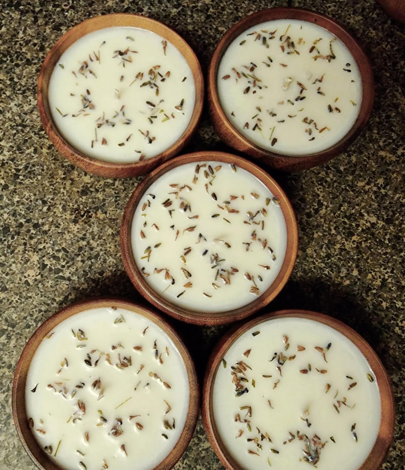 Wooden Bowl Candle - Etsy