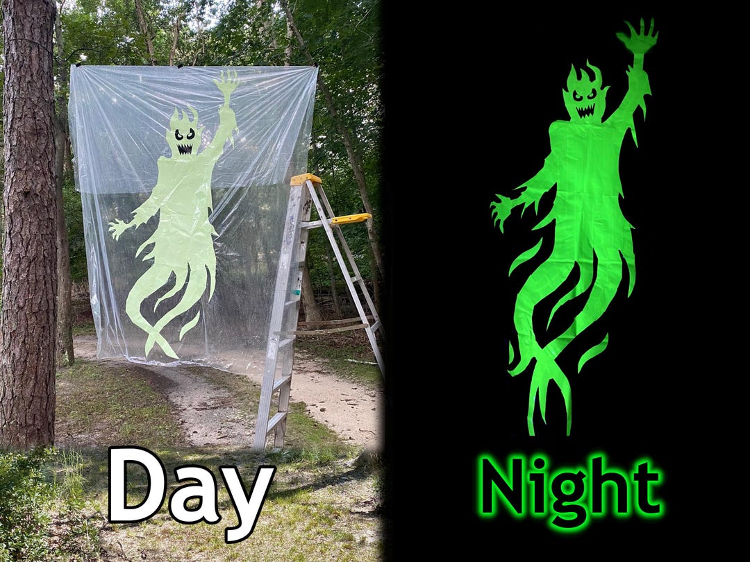 Giant Glowing Ghost - 7 Feet Tall! - Etsy