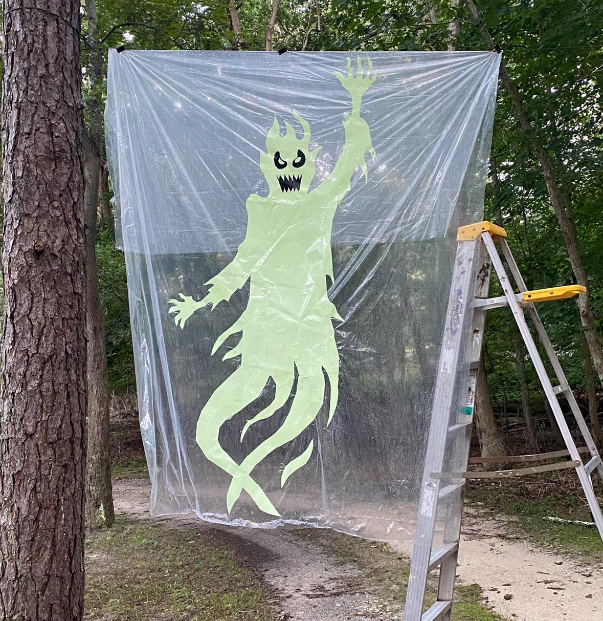 Giant Glowing Ghost - 7 Feet Tall! - Etsy