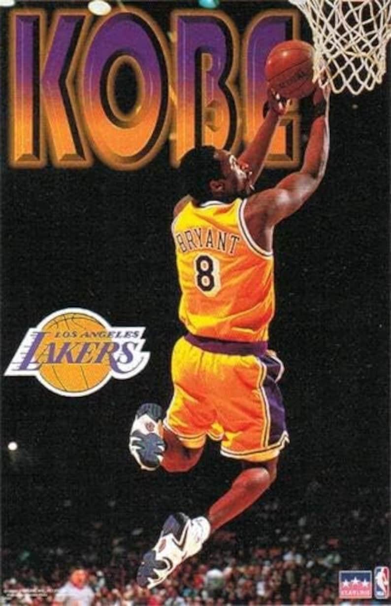 1998 Kobe Bryant Reverse Dunk Los Angeles Lakers Original - Etsy