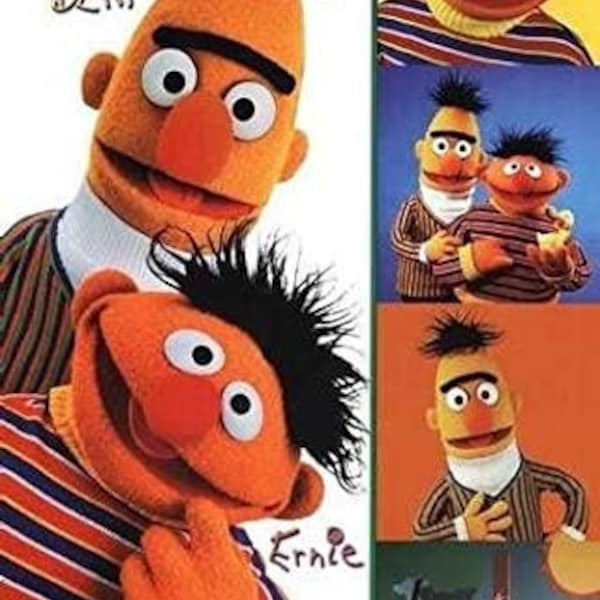 Bert and Ernie Poster - Etsy