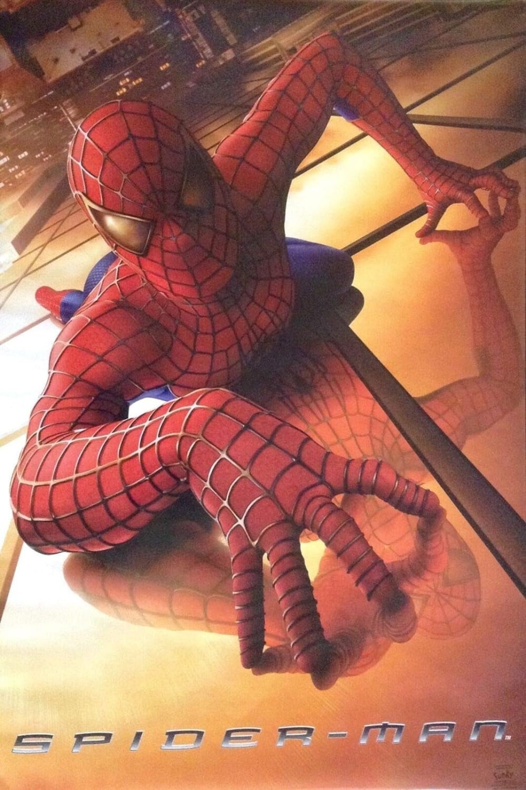 SPIDER-MAN 2002 Movie Poster Starline Posters Funky OOP - Etsy