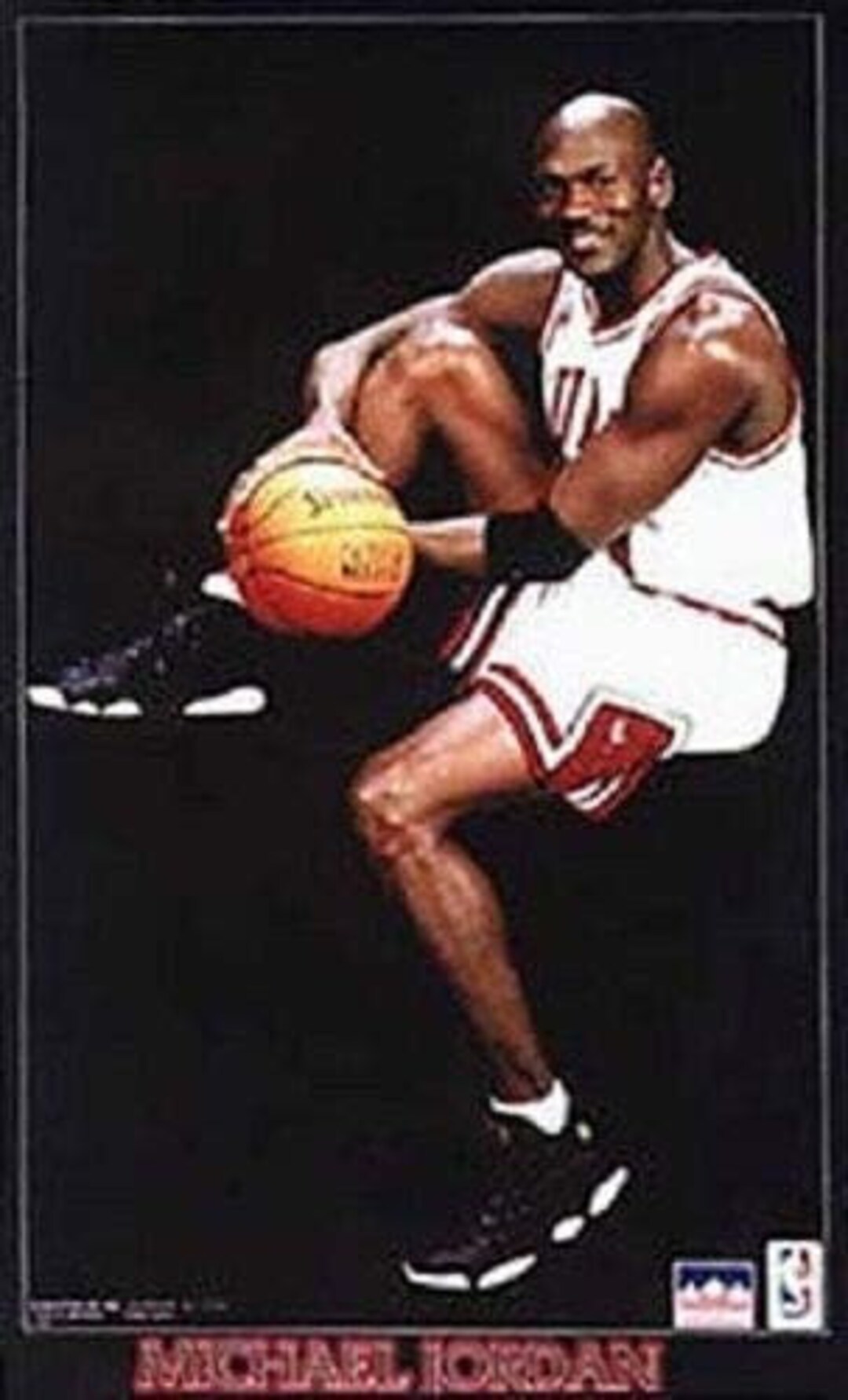 1998 Michael Jordan Portrait Chicago Bulls Original Starline Poster OOP ...