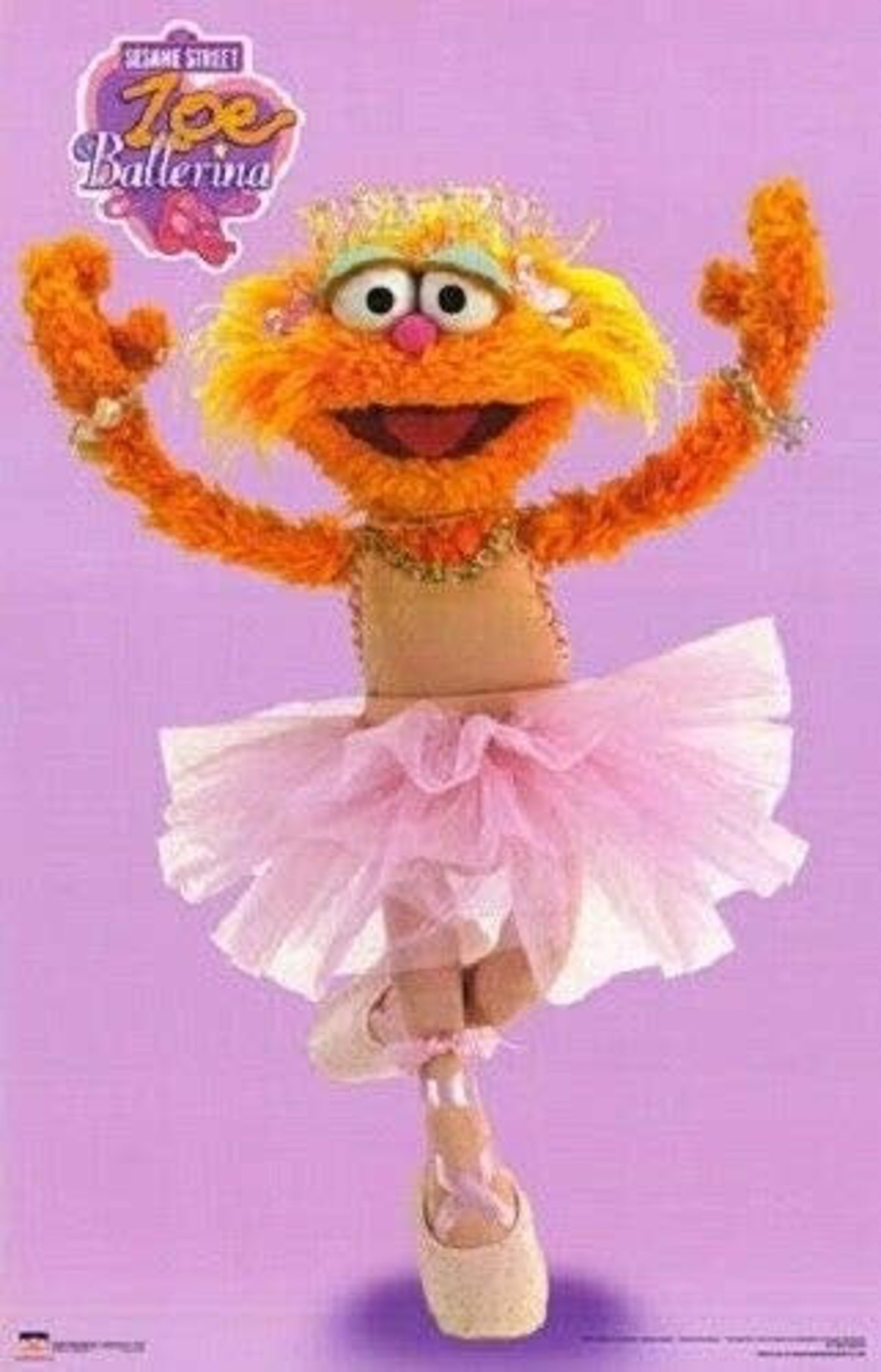 Sesame Street Zoe Ballerina Starline Original Poster OOP - Etsy