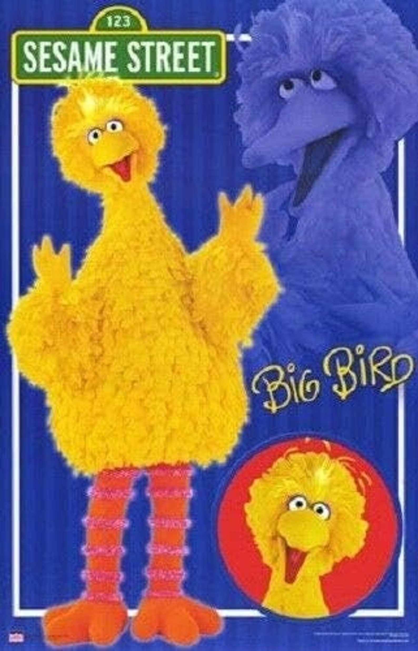 Sesame Street Big Bird Starline Original Poster OOP - Etsy