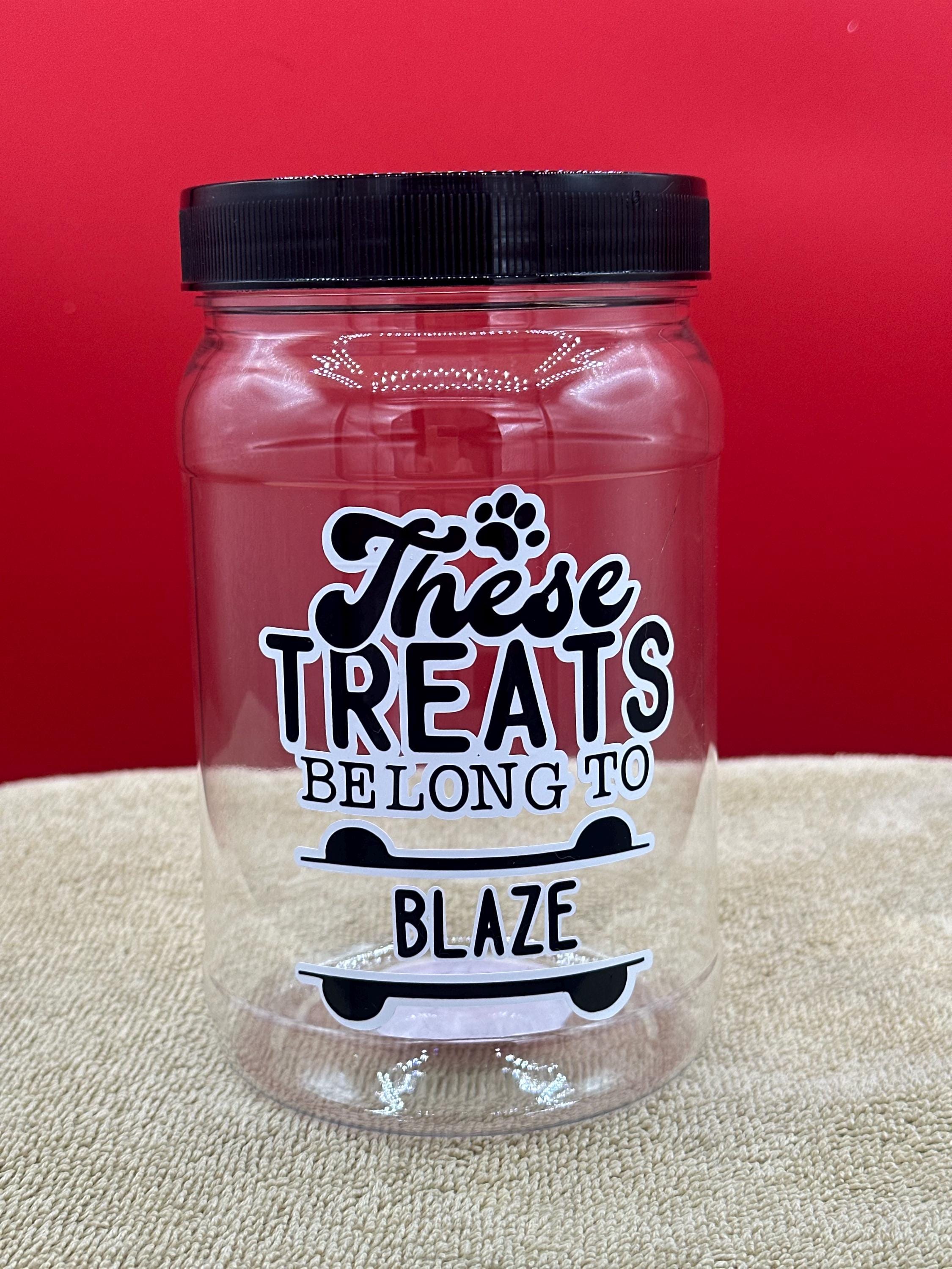 Custom Dog Treat Jar - Etsy