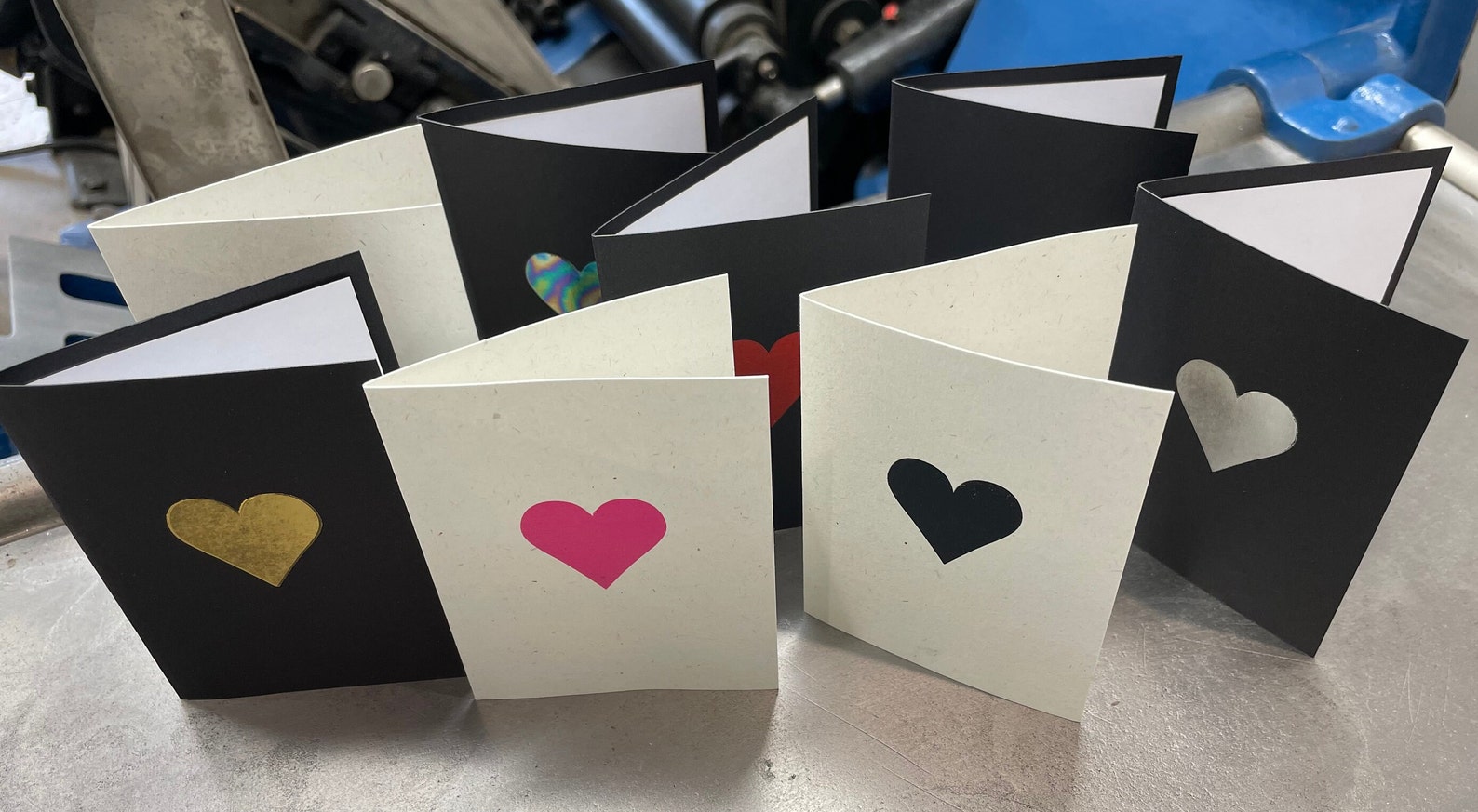 Single Heart Cards, Anniversary, Birthday, Blank Card, Love, Thank You ...