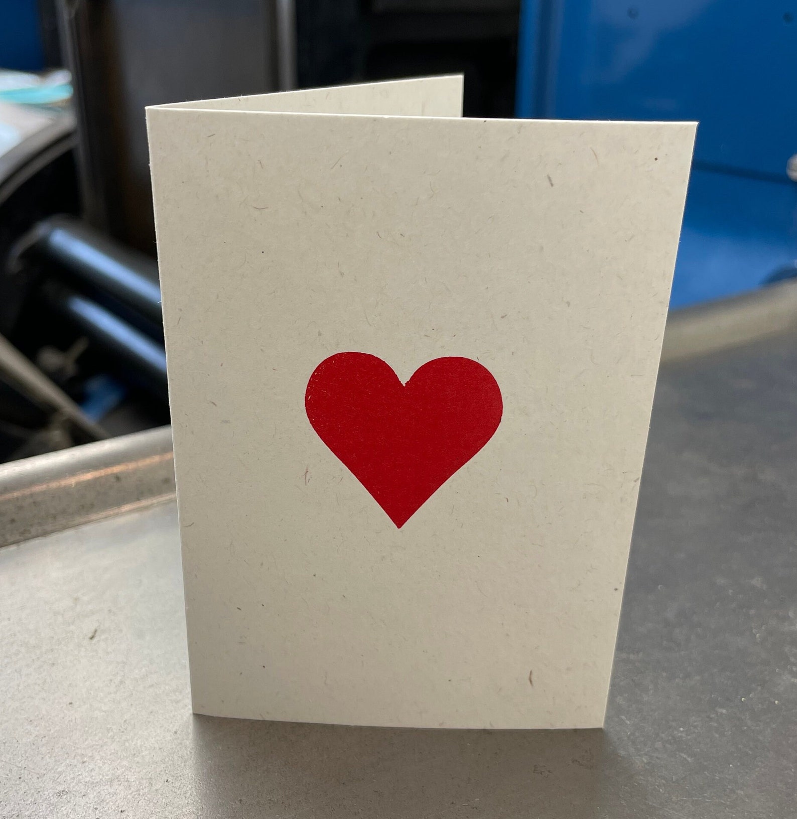 Single Heart Cards, Anniversary, Birthday, Blank Card, Love, Thank You ...