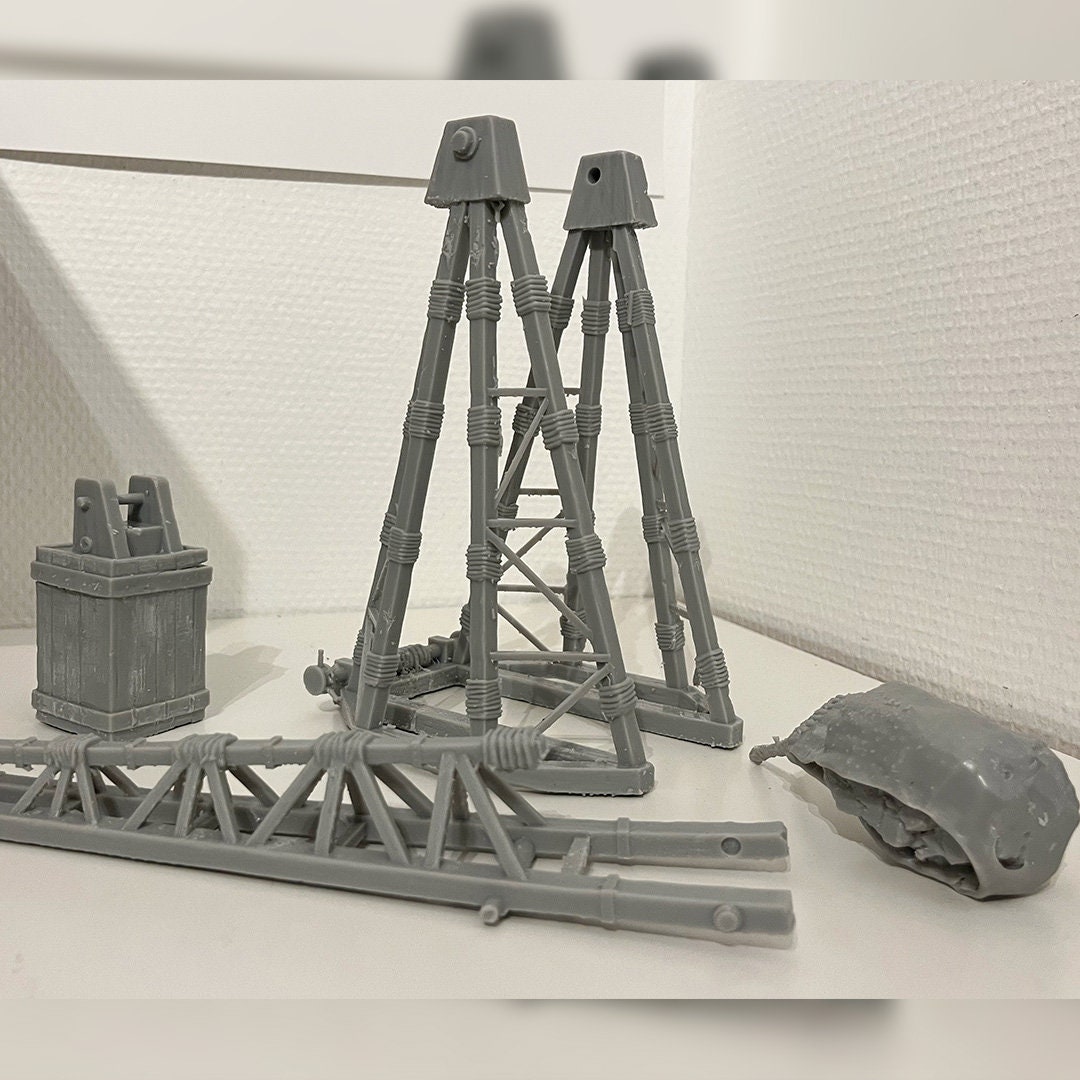 Large Gondor Trebuchet STL File - Etsy