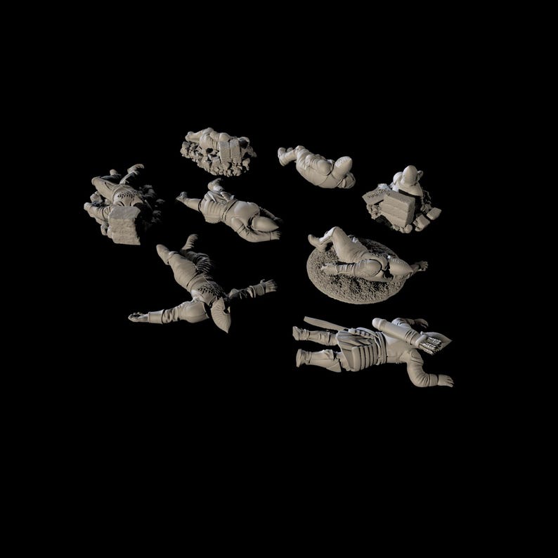 Fallen Soldiers - STL Files - Etsy