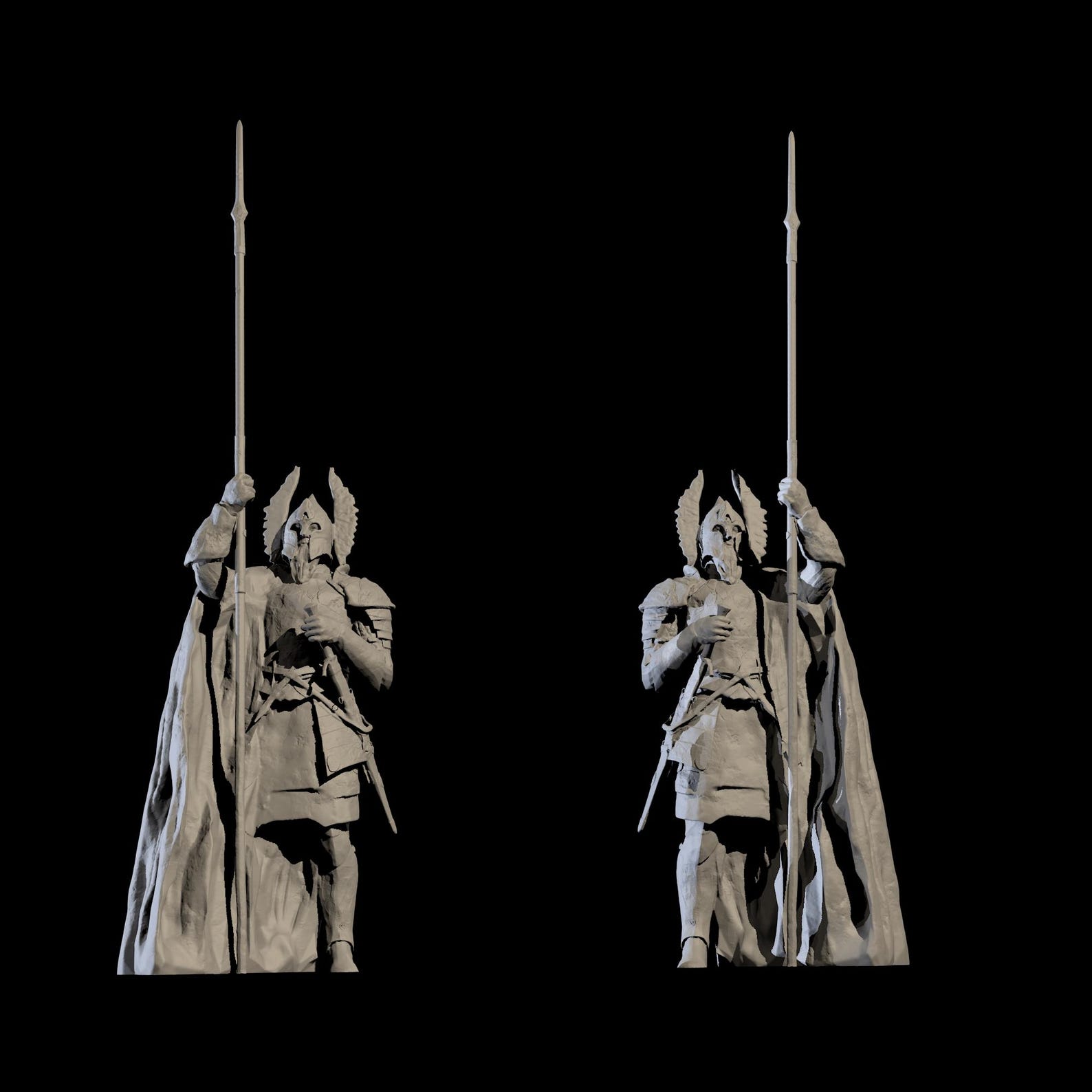 City Citadel Statues - STL Files - Etsy