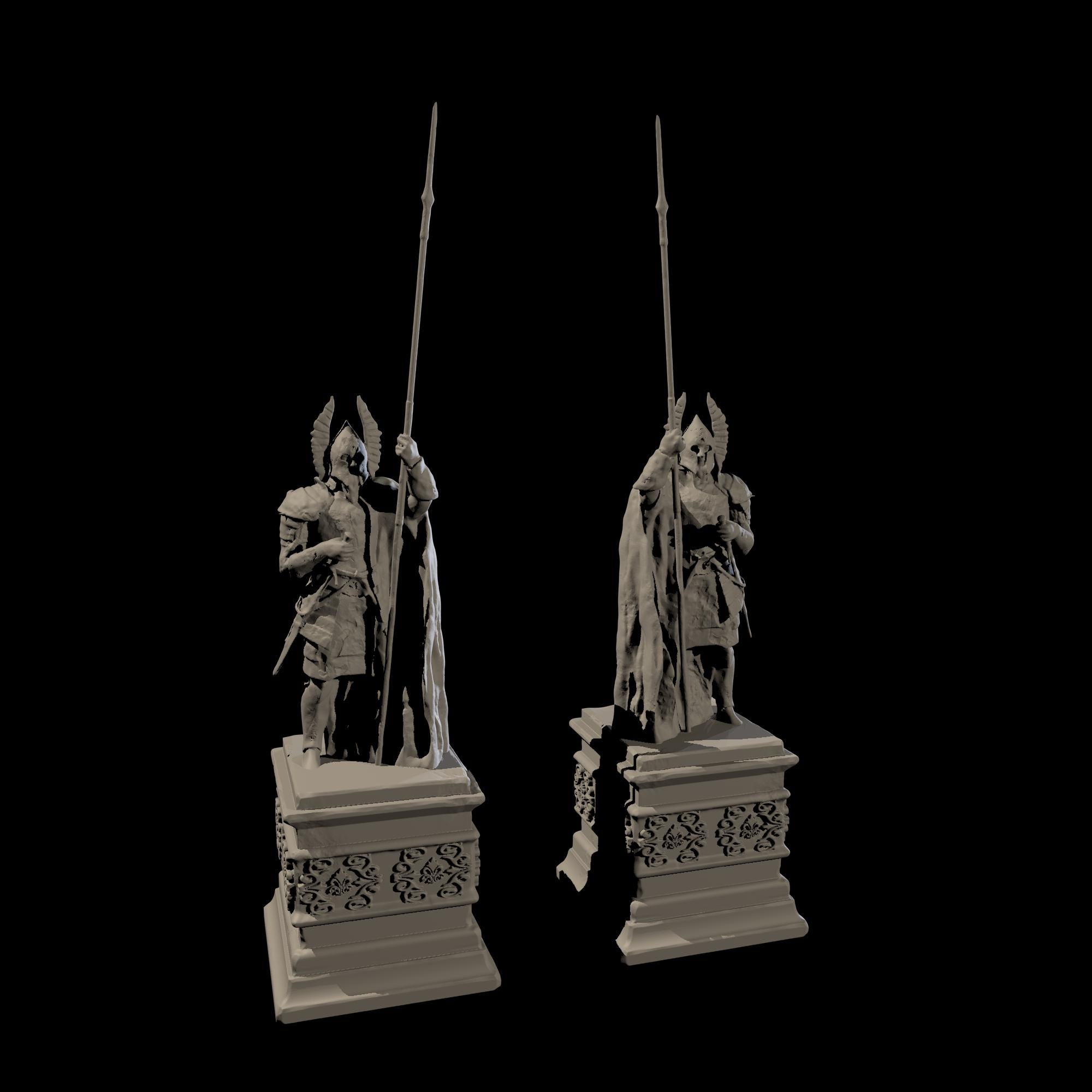 City Citadel Statues - STL Files - Etsy