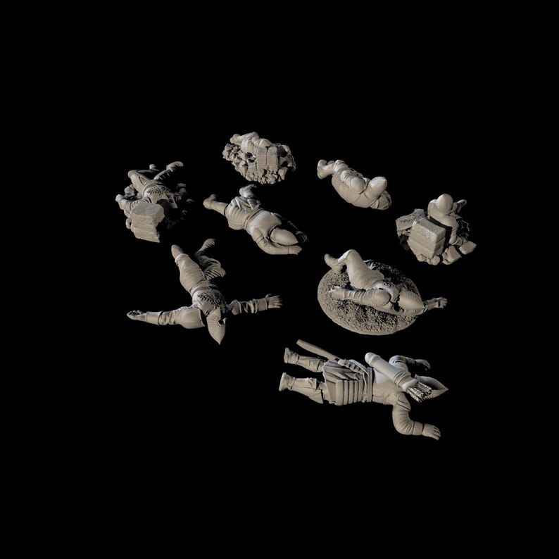 Fallen Soldiers - STL Files - Etsy