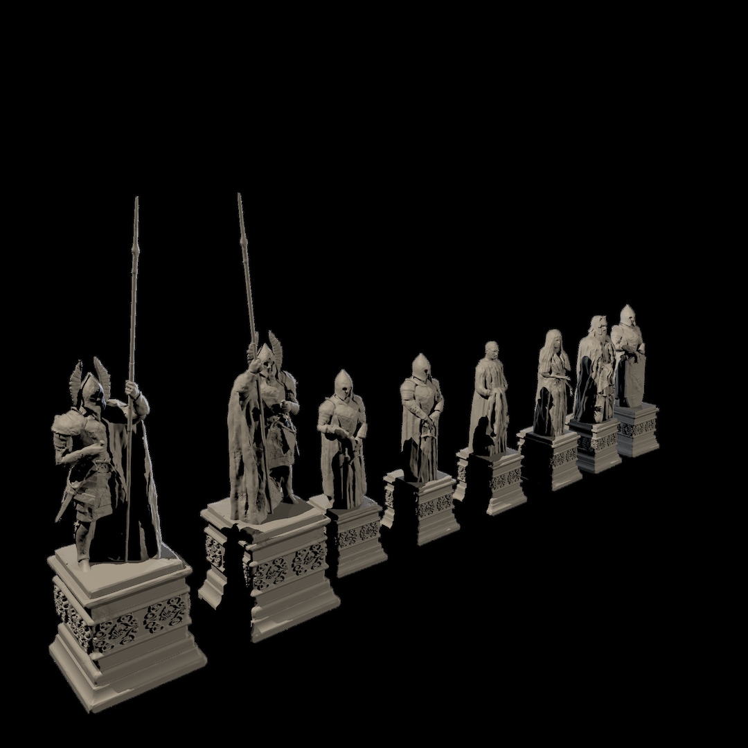 8 City Statues STL Files - Etsy