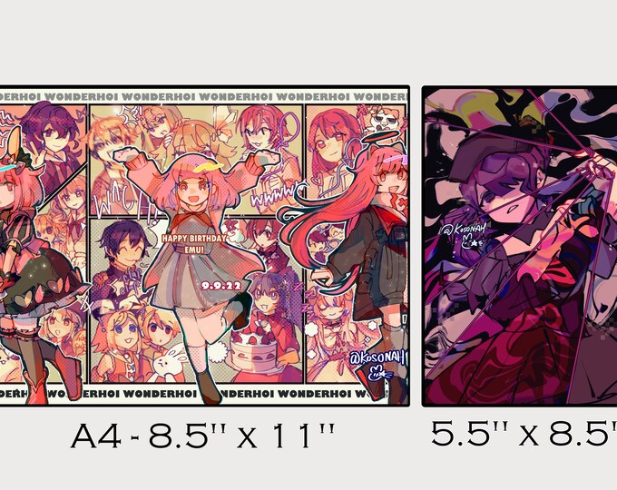 Hatsune Miku Project Sekai 25-ji, Nightcord De. Art Print - Etsy