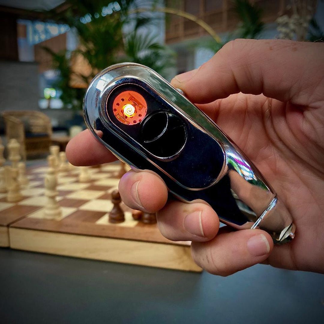 Elektra Solopipe – USB Rechargeable Windproof Pipe Lighter Combo - Etsy
