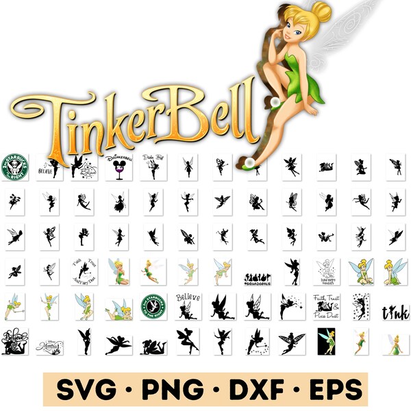 Tinkerbell Svg - Etsy
